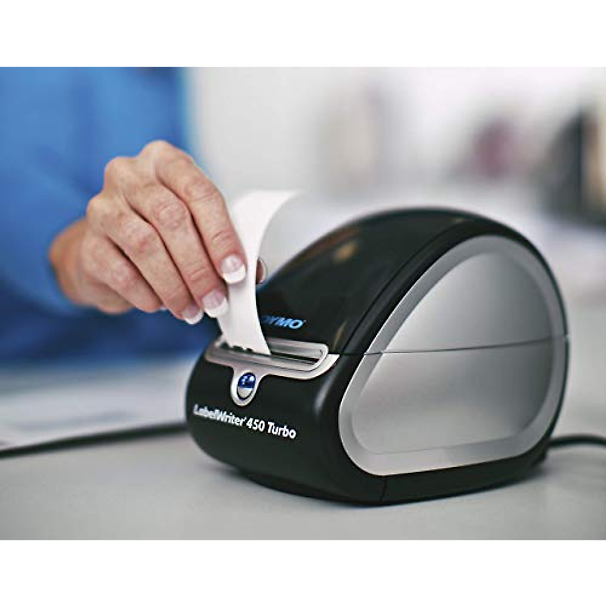 DYMO Label Printer | LabelWriter 450 Turbo Direct Thermal Label Printer, Fast Printing, Great for Labeling, Filing, Shipping, Mailing, Barcodes and More, Home & Office Organization (Renewed)