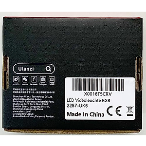 VIJIM Ulanzi VL49 RGB Video Light w 3 Cold Shoe,Mini Rechargeable LED Camera 360degFull Color Portable Photography Lighting Support Magnetic Attraction,2500-9000K Dimmable LED Panel Lamp w LCD Display