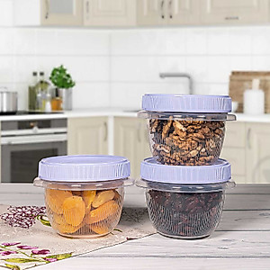ARNO Twist Top Food Deli Containers Screw And Seal 8.5 OZ Set of 3 BPA Free