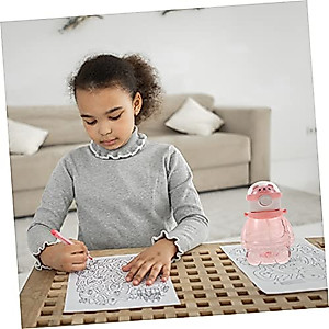 GAFOKI Space Bear Cup Sports Water Jug Water Cup Sports Water Bottle for Water Bottle with Straw Workout Water Bottle Large Water Bottle Fitness PC Diagonal Span Drinking Bottle