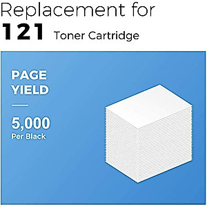 myCartridge Compatible Toner Cartridge Replacement for Canon 121 , CRG-121 CRG121 Work with Image Class D1650 D1620 3252C001 Printer (Black 2-Pack) Canon 121 Toner Cartridge