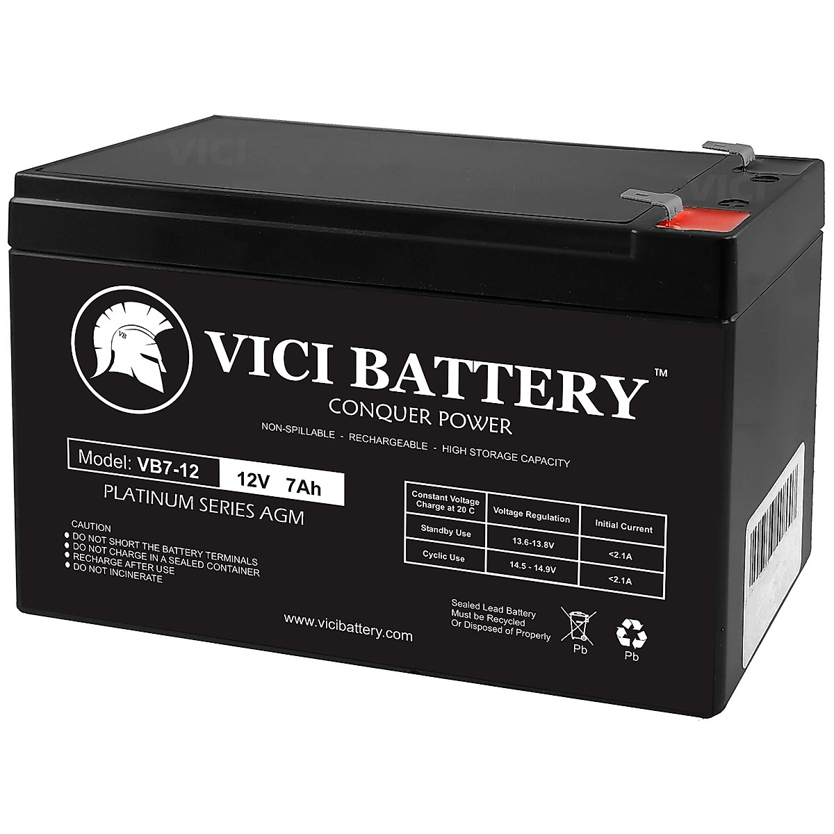 Leoch Battery DJW12-7.2 replacement by VICI Battery Brand