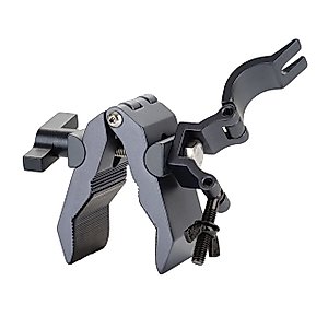 9.Solutions Python Clamp with 35mm Tube Mount, 35mm Tube Clamp, Rotate Independent, Max Load: 44lbs, 9.VP5081G