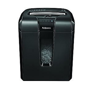 Fellowes 63Cb Jam Blocker 10-Sheet Cross-Cut Junk Mail, Paper and Credit Card Shredder