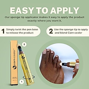 CORN-CEALER | Toe Corn Makeup | Instantly Hide Toe Corns | Concealer For Toe Corns (Shade-NUTMEG)