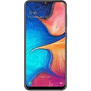 Samsung Galaxy A20 US Version GSM Unlocked not CDMA Cell Phone with 32GB Memory, 6.4" Screen, 12 Month Samsung US Version, Black with Free Tempered Glass