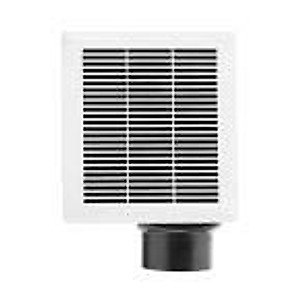 Hampton Bay Lighting 80 CFM Ceiling Mount Roomside Installation Bathroom Exhaust Fan