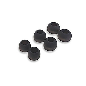 MQbix MQET39GLD AeroFones Platinum2 Secure-Fit Earphones with Tangle-Free Flat Cable, Mic Gold