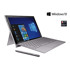 Samsung Galaxy Book 2 ATT Sm-w737a Silver Qualcomm Snapdragon 850 1.7GHz 4GB 12inch 128GB SSD (Renewed)
