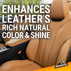 Armor All 10881 Interior Cleaner Car Leather Wipes by , For Cleaning Cars, Trucks and Motorcycles, 20 Count