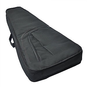 Tosnail Mini Strat Gig Bag - 10mm Padding & Shoulder Strap - Black