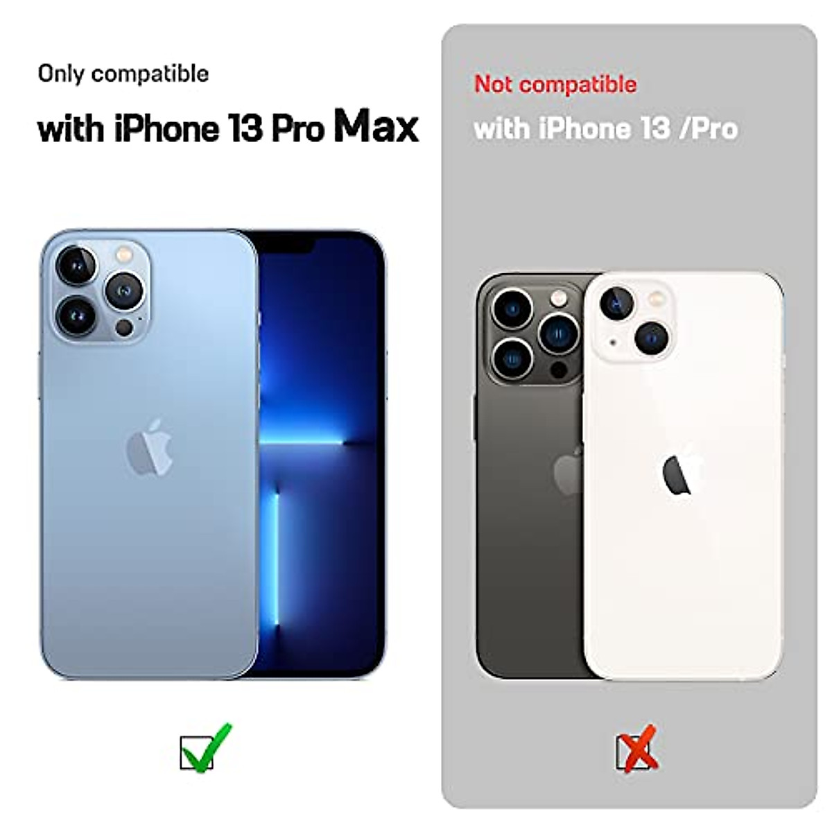 LOHASIC Case for iPhone 13 Pro Max, Soft PU Leather Classic Luxury Business Slim Cover Non-Slip Anti Scratch Full Protective Phone Cases Compatible with iPhone 13 Pro Max(2021) 6.7" - Brown