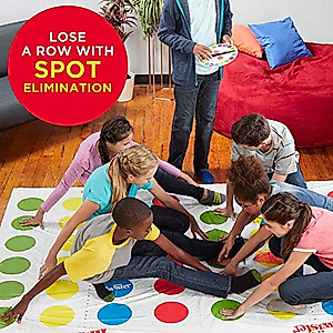Hasbro Gaming Twister Ultimate: Bigger Mat, More Colored Spots, Family, Kids Party Game Age 6+; Compatible with Alexa (Amazon Exclusive)