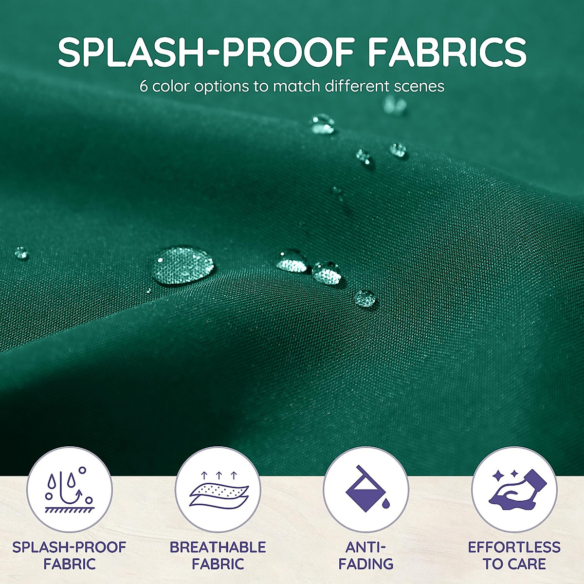 Sutteles Deep Seat Patio Cushions, Outdoor Chair Cushion Set, Patio Furniture Cushion with Removable Cover, Suitable for Patio Outdoor Furniture 24 x24 in (Green)