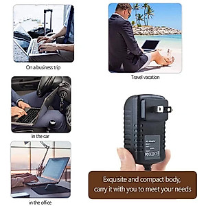 Omilik AC Adapter Compatible with DC in 9-12V Venturer PVS3361 PVS3351 DVD Power Battery Charger