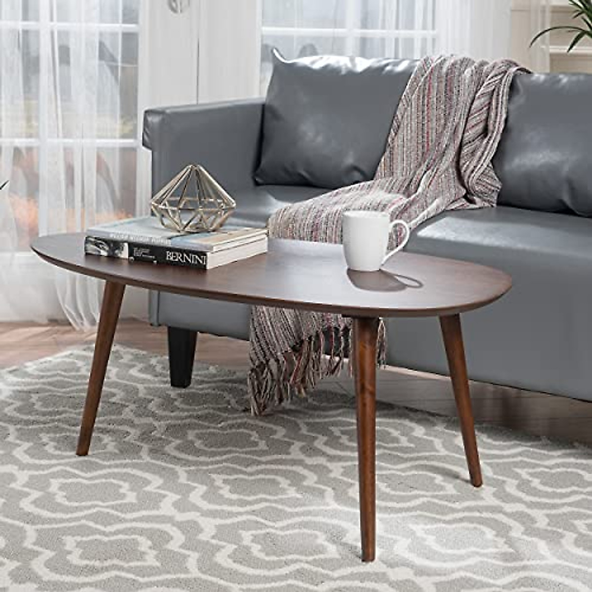 Christopher Knight Home Elam Wood Coffee Table, Walnut