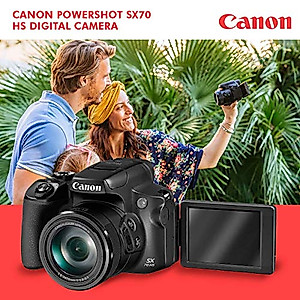 Canon PowerShot SX70 HS Digital Camera + 64GB