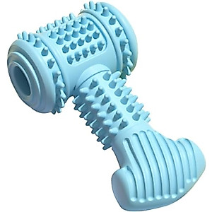 Dog Toy Cleaning Accessories Cleaning Toys Chew Toys Dog Toys Small Dogs Toys Dental Dog Chew Toy Wear-Resistant Chewing Toy Compact Chewing Toy TPR Household Set Pink Toys (Color : Sky-Blue