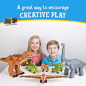 Strictly Briks Compatible with Lego Classic Bricks Dinosaur Building Set, Tyrannosaurus Rex, 556 Pieces, 100% Compatible with All Major Building Brick Brands, for Kids Ages 6+