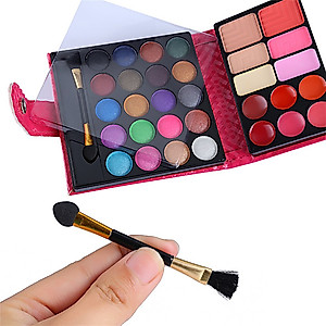 VolksRose Professional All In One Makeup Kit Colorful 20 Eyeshadow, 6 Lip Glosses 3 Blushers 2 Powder 1 Concealer 1 Mirror 1 Brush, Long Lasting Beauty Full Makeup Set, Present Gifts for Girls Women