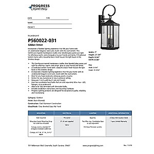 Gibbes Street Collection 2-Light Clear Beveled Glass New Traditional Outdoor Medium Wall Lantern Light Textured Black