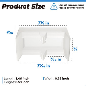 PalpitateC Framed Sliding Shower Door Opaque Bumpers for Sliding Shower Door and Sliding Tub Enclosure Systems, Shower Door Bumpers for Glass Sliding Moving Doors, 2 Pc Shower Door Replacement Parts