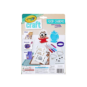 Crayola Craft Food Charms, DIY Kit for Kids, Keychain Charms Craft, Model Magic Set, Toys & Gifts for Kids, Ages 5, 6, 7, 8