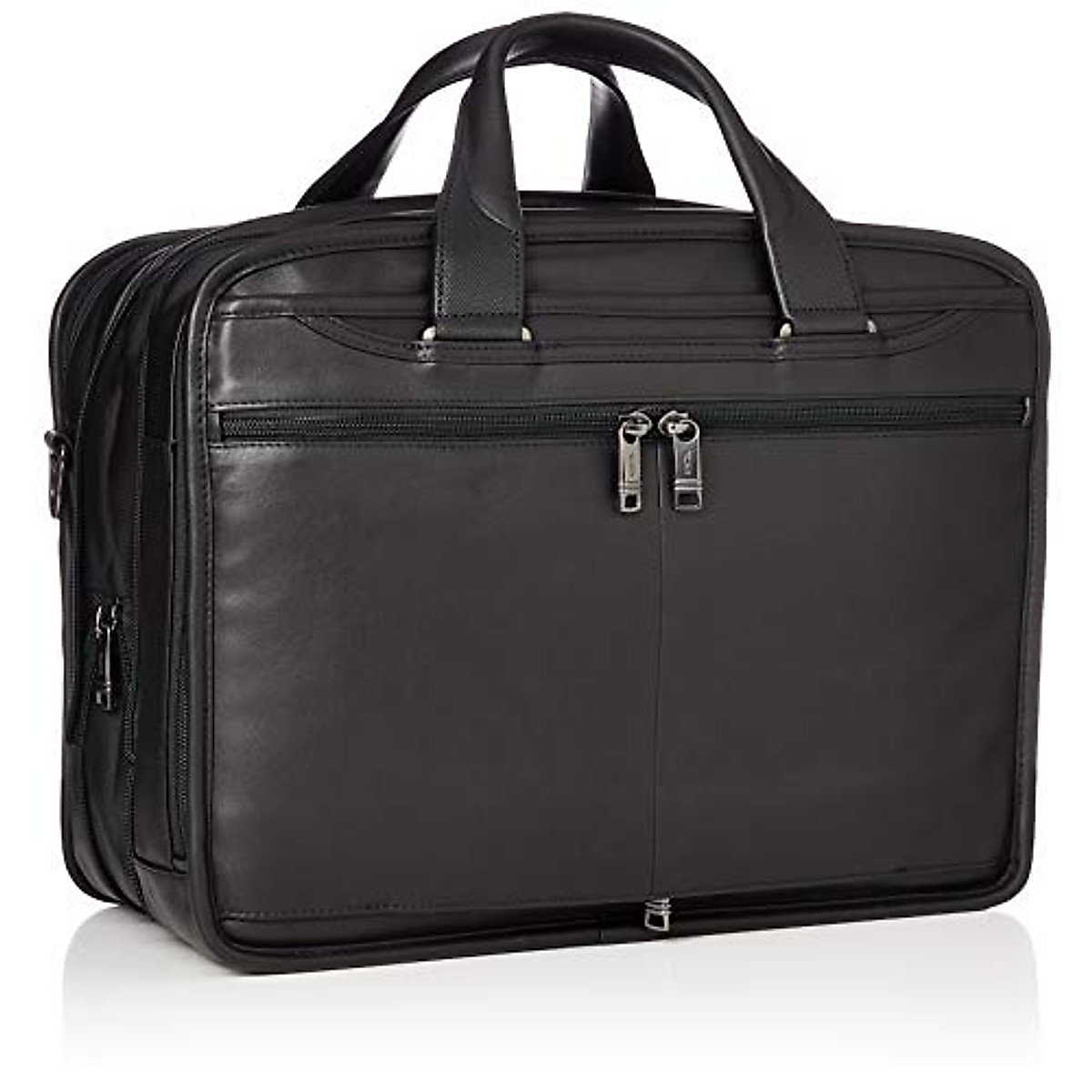 Tumi Briefcase, Official Genuine Alpha Expandable Organizer Laptop Brief, Black
