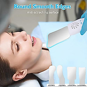 ANNWAH Dental Photography Mirrors Fog Free - Pofessional Dental Occlusal Mouth Mirror Anti-sctraching Surface Intraoral Mirrors with Handle