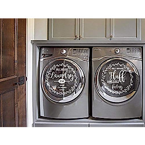 laundry room decal, wash dry decal, washing machine, dryer, machine, floral, vinyl lettering, laundry, sticker, laundry room, decor, vinyl Easy to Apply and Removable Easy to Apply and Removable