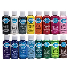 Palmer 2oz 16 Color Acrylic Paint Set, Perfect Color Selection