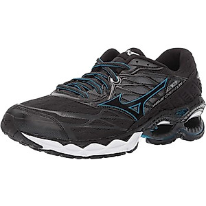 Mizuno Men's Wave Creation 20 Running Shoe, Black, 10.5 D US