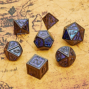 Metal Dice DND Suitable for RPG Dungeons and Dragons Playing D&D Dice Set