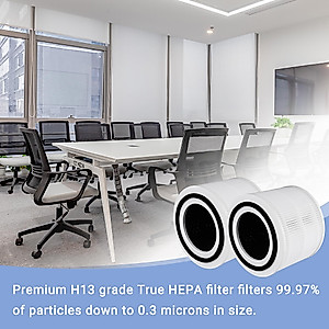 Breshair True HEPA Replacement Filter 14 Compatible with Puro 240 Air Purifier, 3-in-1 Filtration System 240 HP-14 Filter with Activated Carbon Filter, 2-Pack