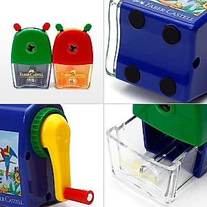 Parrot Small Manual Pencil Sharpener Heavy Duty for School Classroom, Office, Home TPPQ09112