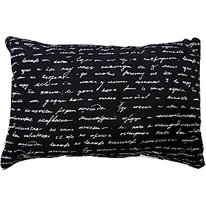 Casa J'Adore 5-Piece Comforter Set, Full,Black and White