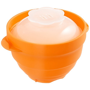 Richell Silicone Baby Food Steamer Orange
