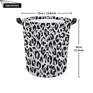 MALIHONG Giraffe Pattern Big Laundry Basket Nursery Toy Hamper Washable Canvas Storage Basket Foldable with Waterproof Coating Large Storage Organizer Boys and Girls Dirty Cothes Basket for Bedroom