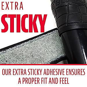 Franklin Sports Unisex Adult Black - Wet Franklin Sports Gator Grip Bat Grip Tape, Black, 1.2 mm US