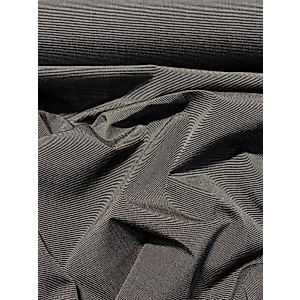 Charcoal Gray Domestic Marine Acrylic Awning Fabric Outdoor UV Resistant DWR 60 Inches Wide by The Yard