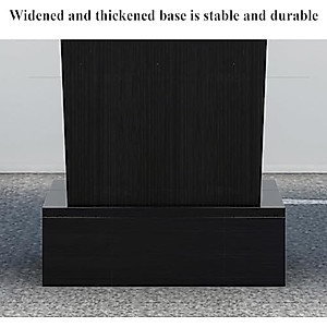Floor Standing Podium Wooden Pulpits with Multi-Level Open Storage Stand Lecterns Presentation Stand Large Speaking Lectern