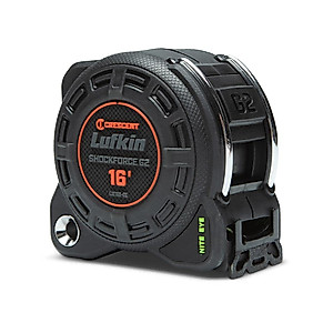 Crescent Lufkin Shockforce G2 16-ft Nite Eye Tape Measure- L1216B-02