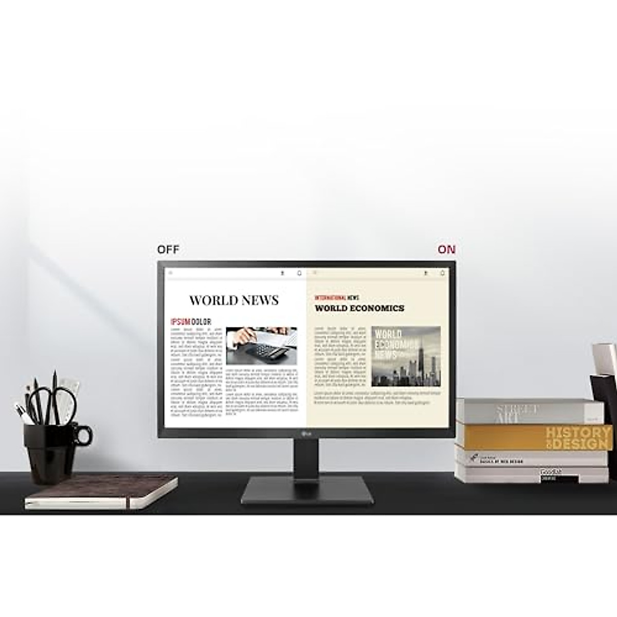 24in Lg Monitor, 1920x1080, 16:9 Ips, Di