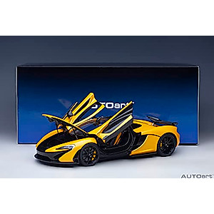 AUTOart McLaren P1 Volcano Yellow w/Yellow/Black Interior 1/18 Model Car 76067