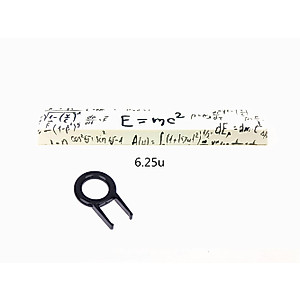 Novelty Spacebar Artisan Keycap PBT Dye Subbed 6.25u 6.5u Custom Keycaps OEM Profile for Standard ANSI Cherry MX Mechanical Gaming Keyboards (6.25u E=mc² (Black))