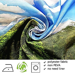 Modern Pink Shower Curtain for Bathroom, Grey Black and White Abstract Mid Century Minimalist Geometric Shower Curtains 72X72 inch Polyester Fabric Bathroom Decoration Bath Curtains Hooks Included