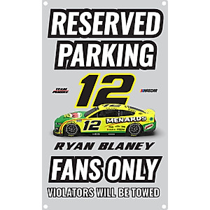R and R Imports Nascar #12 Ryan Blaney No Parking Metal Sign New For 2022