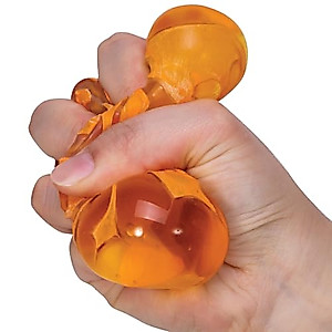 Schylling NeeDoh Magma - Sensory Squeeze Toy - Lights Up - 2.5" Wide - Color May Vary (Pack of 1)