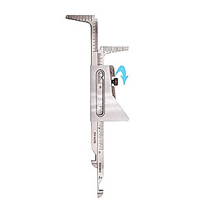 Necygoo Weld Gauge Set Hi-Lo Welding Gauge and 1/32-5/8 Inch 1-15mm Taper Gauge Stainless Steel Imperial Metric Measurement Welding Gauge
