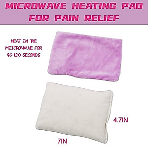 Pain Relief Heating Pack, Heating Pad Microwavable, Natural Hot Therapy for Muscle Pain, Joints, Cranps, Neck and Shoulders, Fill up The Heat Storage Clay Sphere